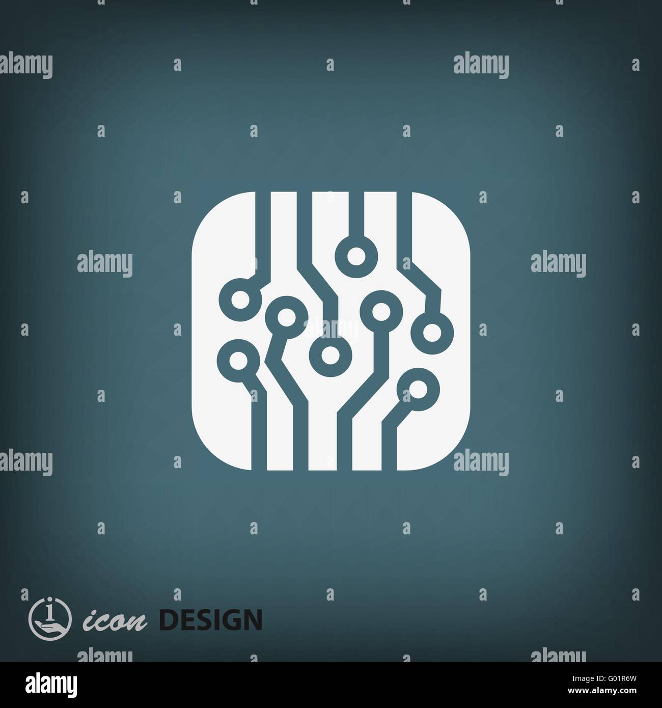 Pictograph of circuit board Stock Vector Image & Art - Alamy