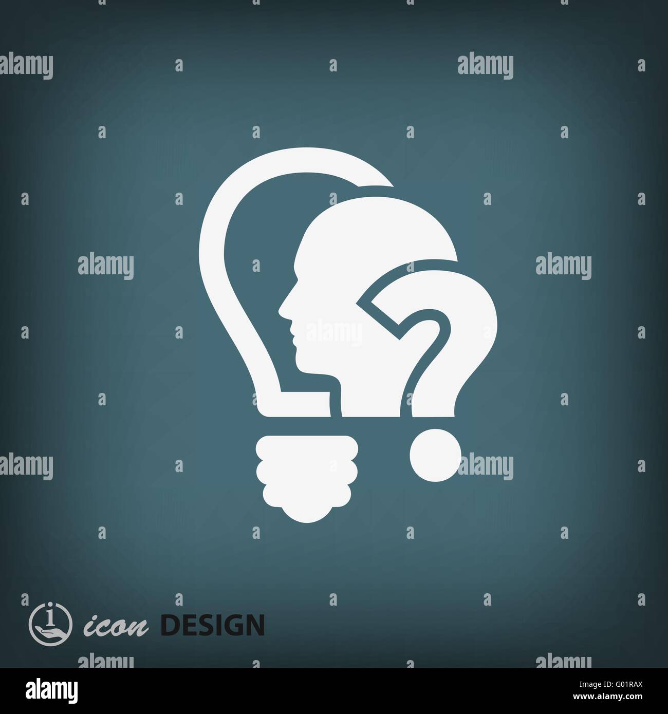 Pictograph of question mark and man Stock Vector Image & Art - Alamy