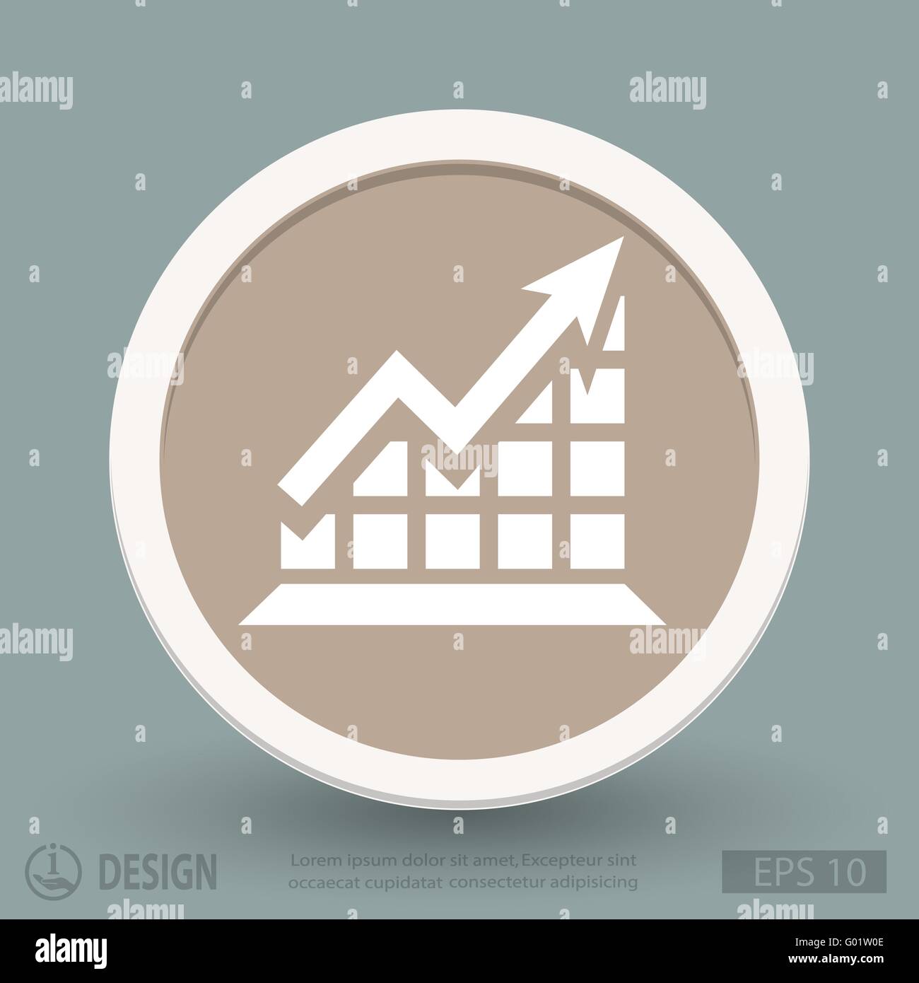 Pictograph of graph Stock Vector Image & Art - Alamy