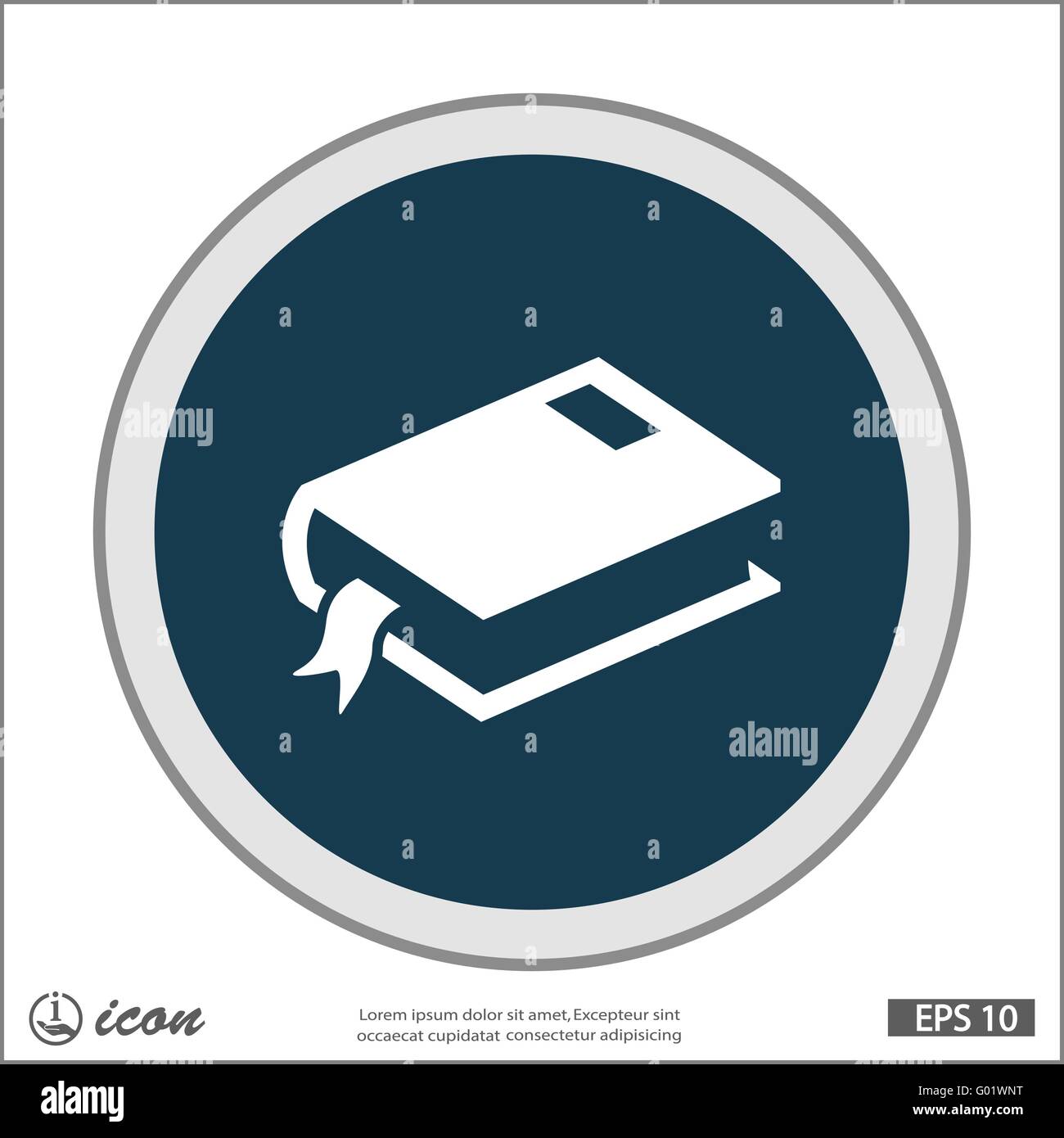 Pictograph of book Stock Vector Image & Art - Alamy