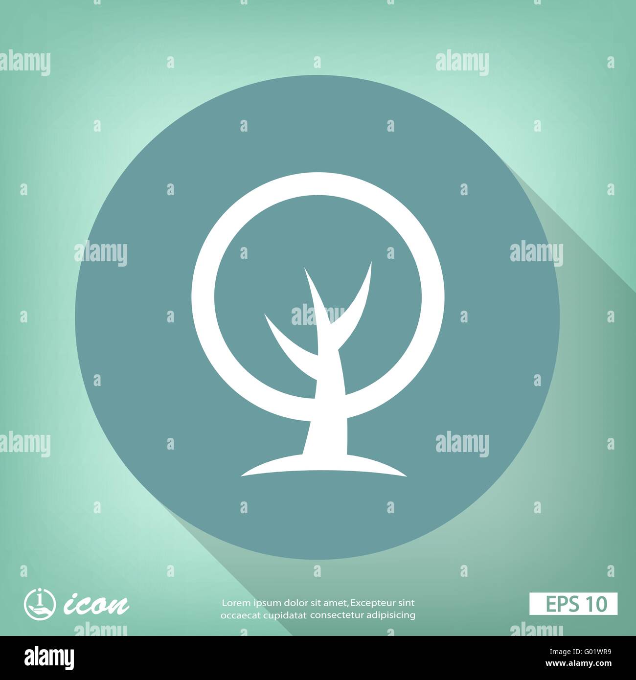 Pictograph of tree Stock Vector Image & Art - Alamy