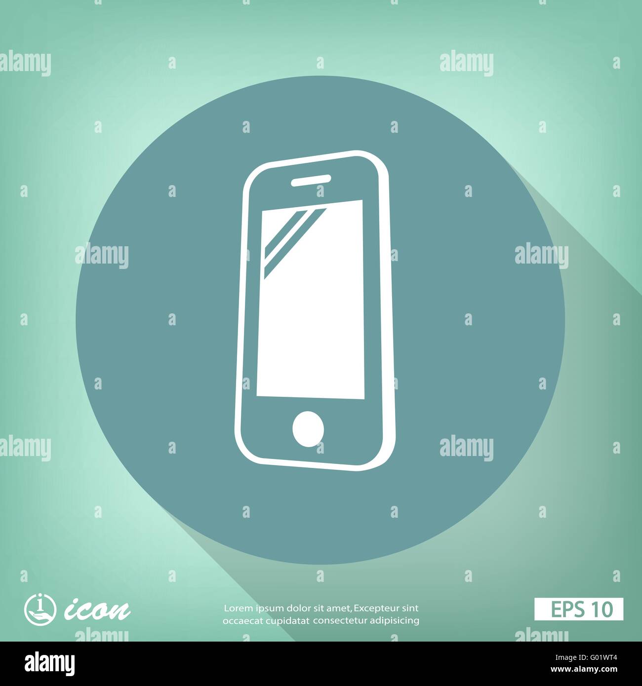 Pictograph of mobile Stock Vector Image & Art - Alamy