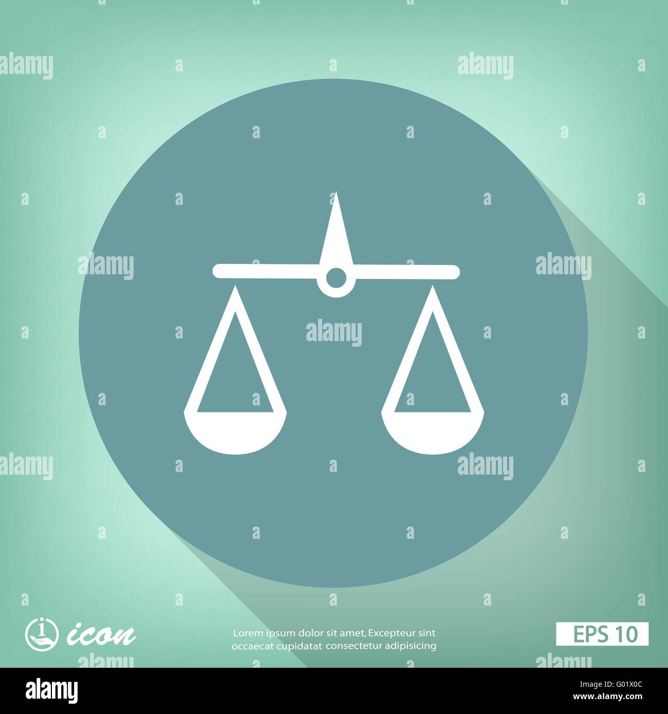 Pictograph of justice scales Stock Vector Image & Art - Alamy