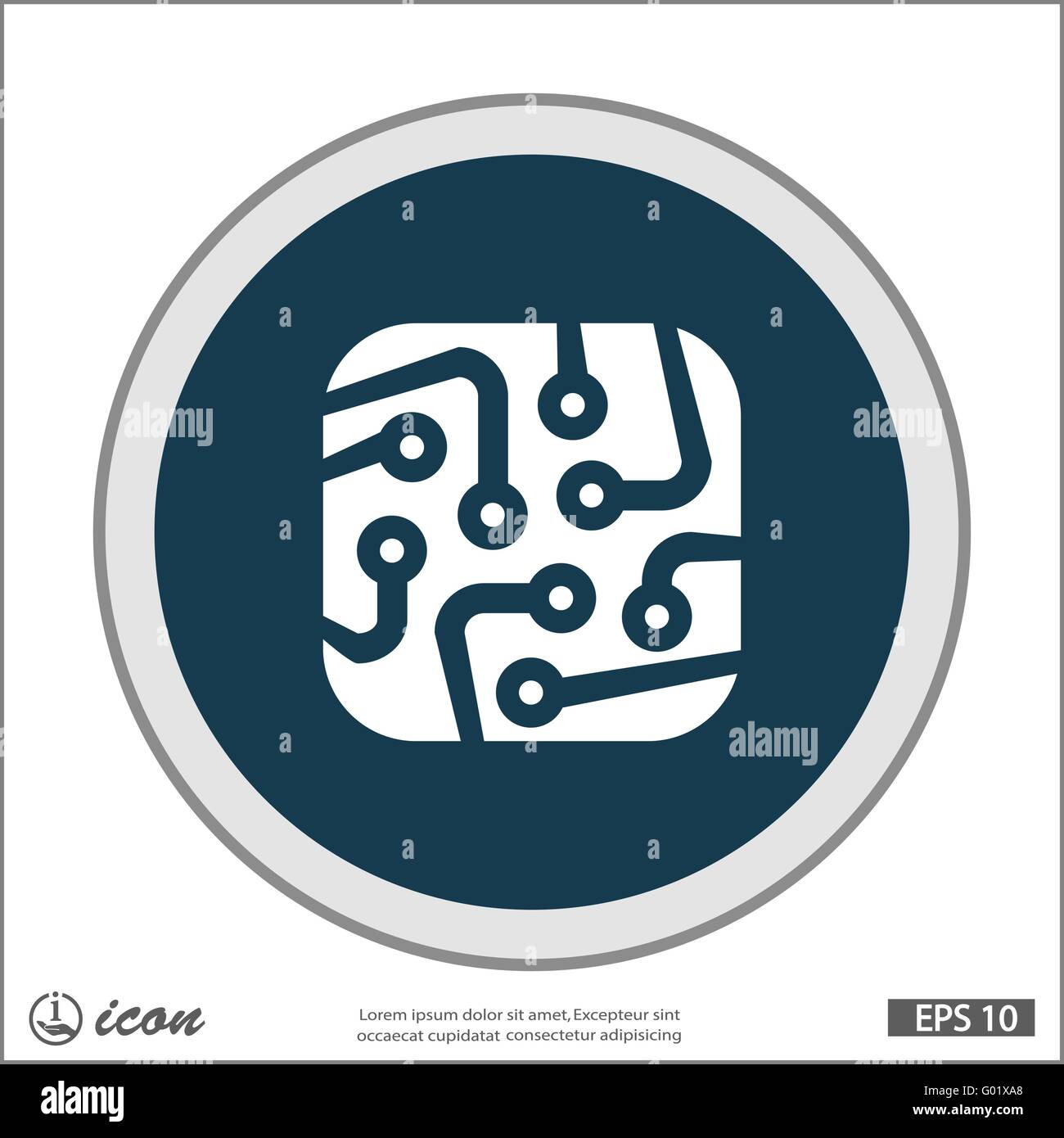 Pictograph of circuit board Stock Vector Image & Art - Alamy