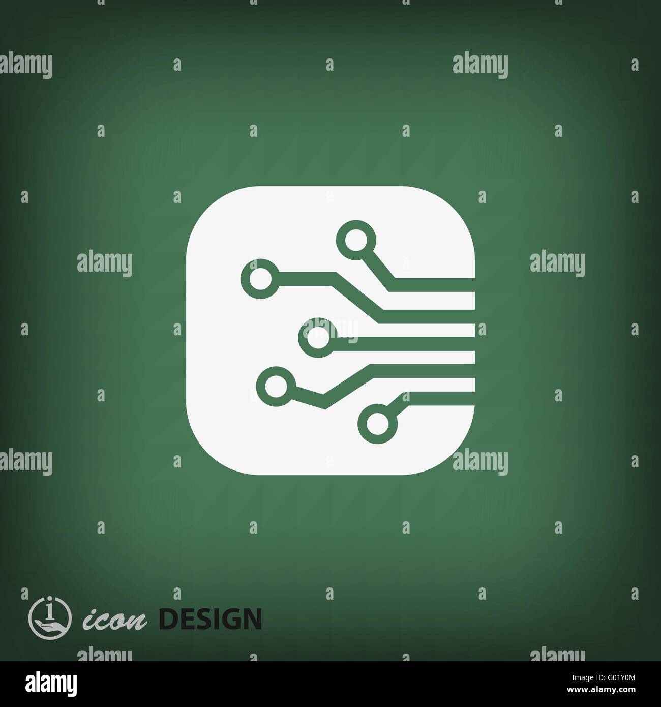 Pictograph of circuit board Stock Vector Image & Art - Alamy