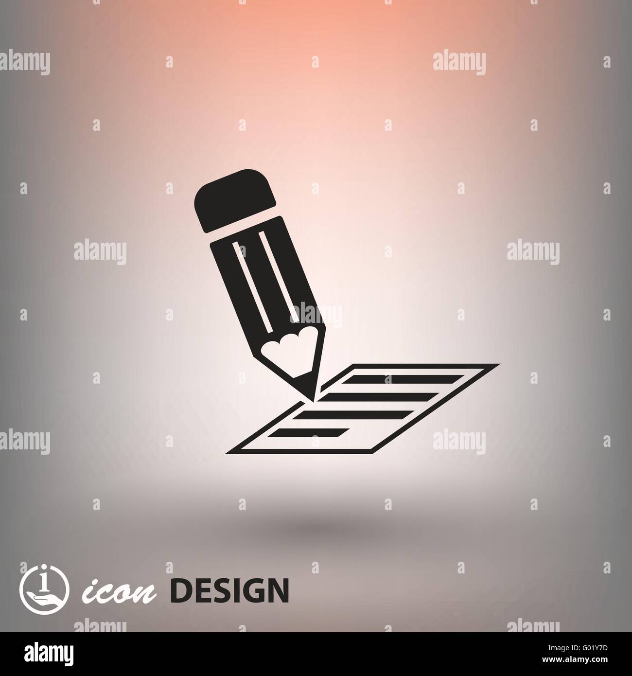 Pictograph of note Stock Vector Image & Art - Alamy