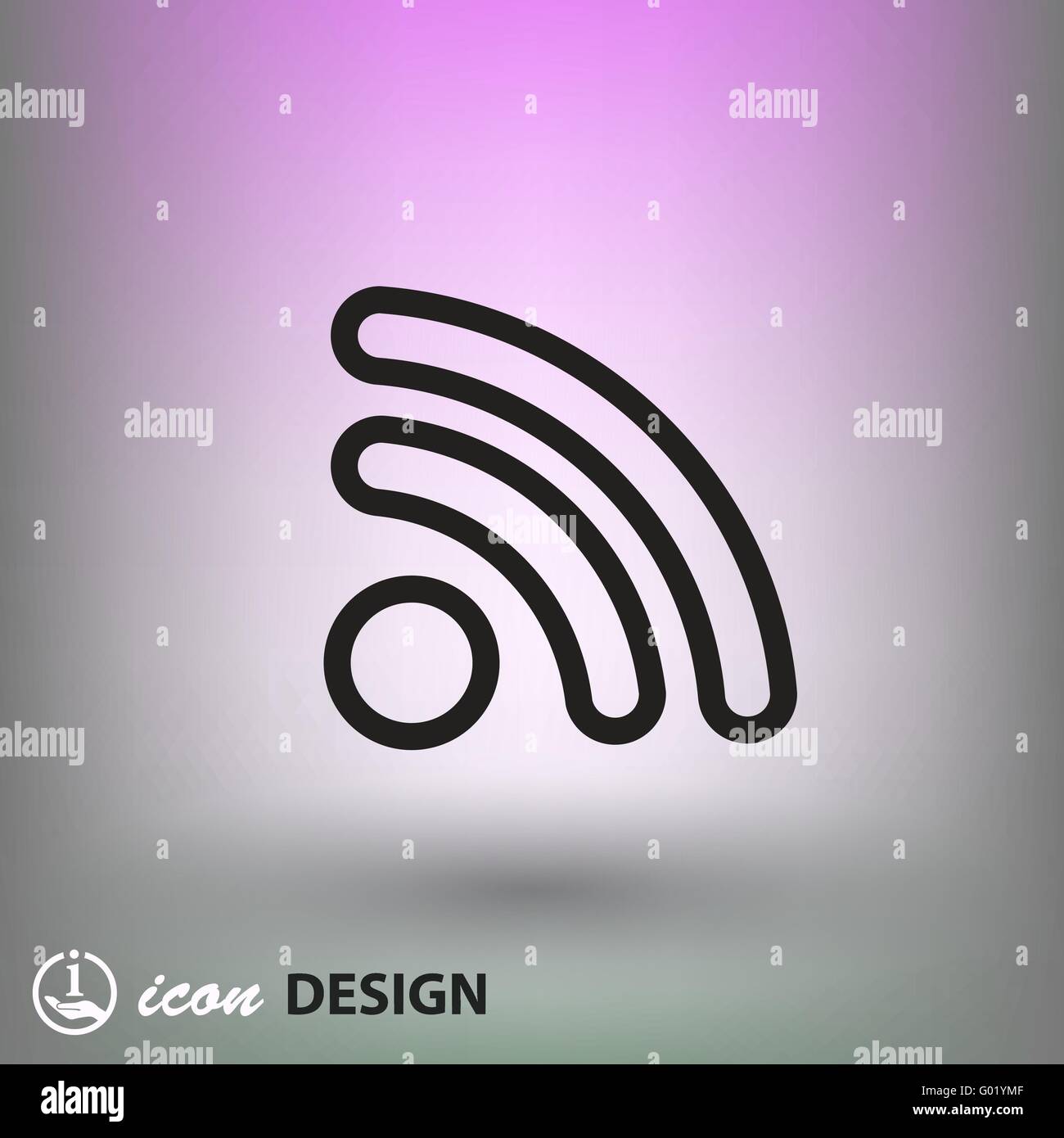 Pictograph of RSS Stock Vector Image & Art - Alamy