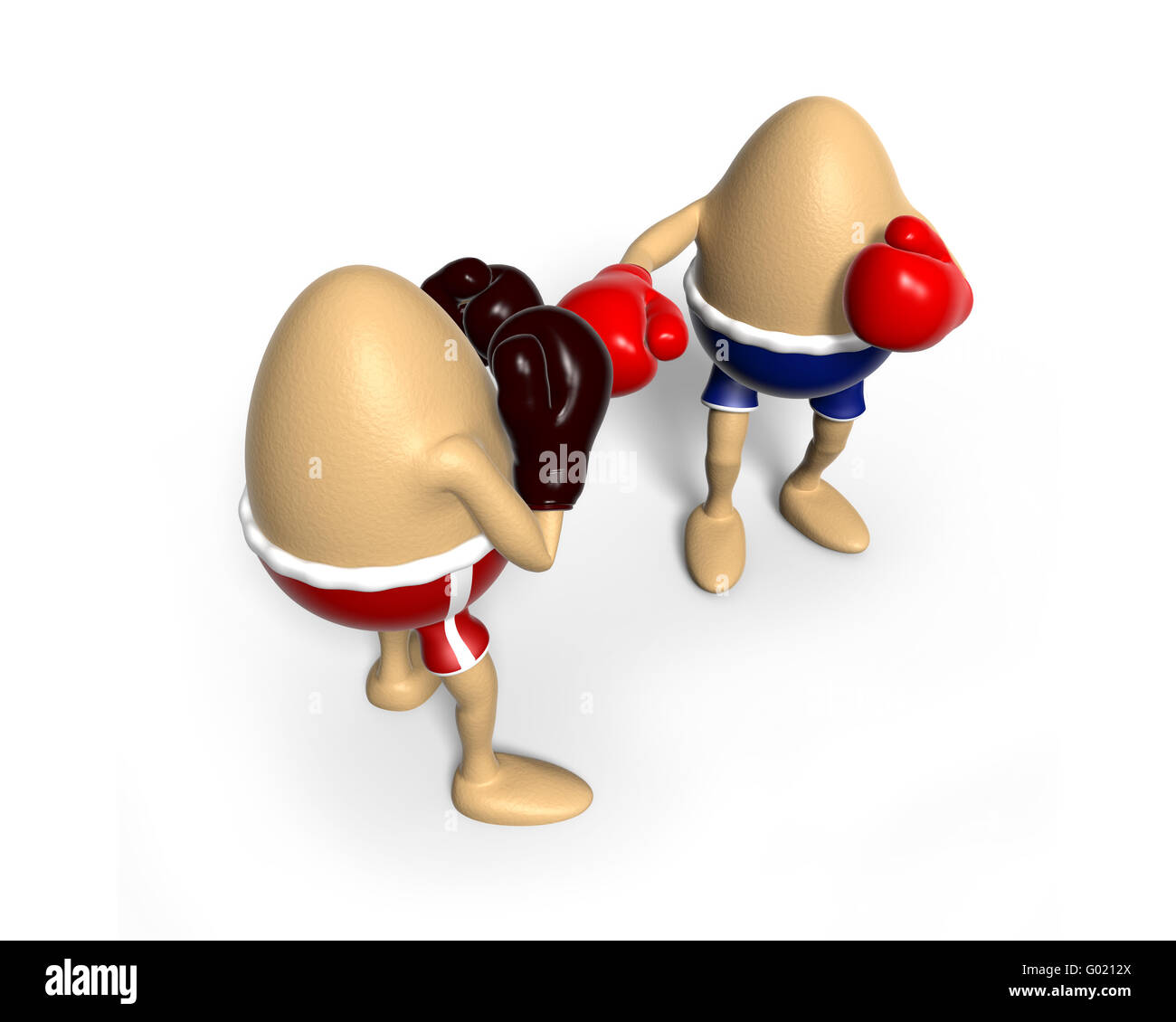 Cartoon boxing duel hi-res stock photography and images - Alamy