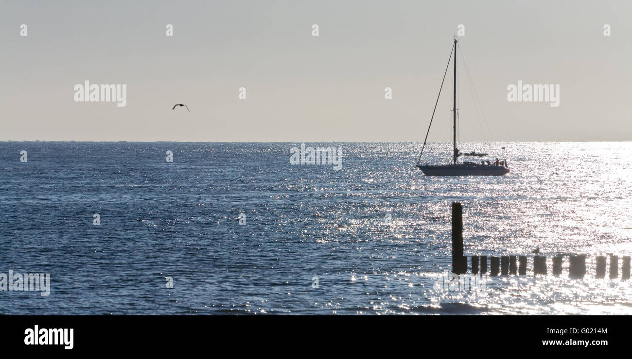 evening at the north sea Stock Photo - Alamy