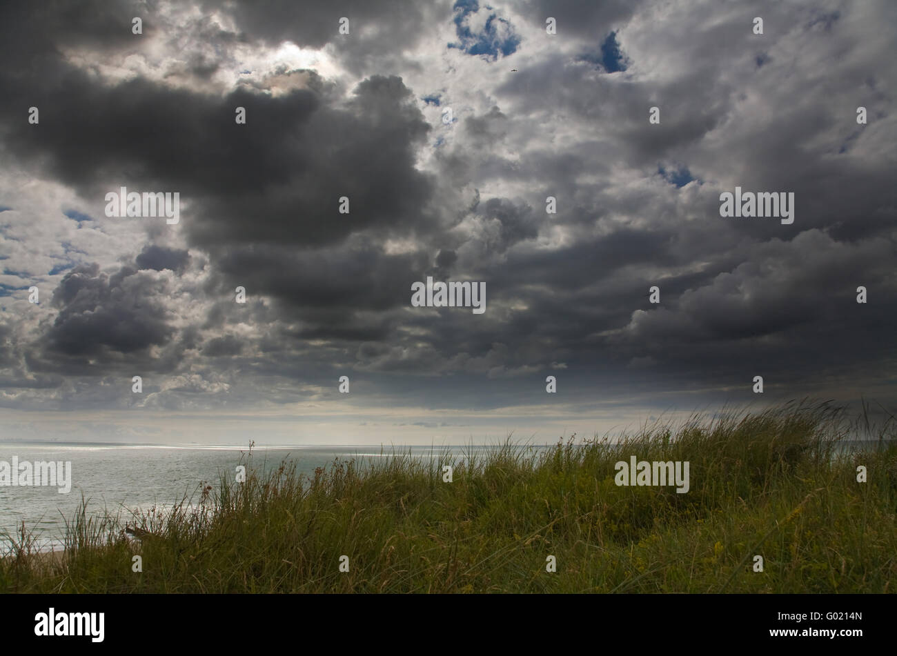 evening at the north sea Stock Photo - Alamy