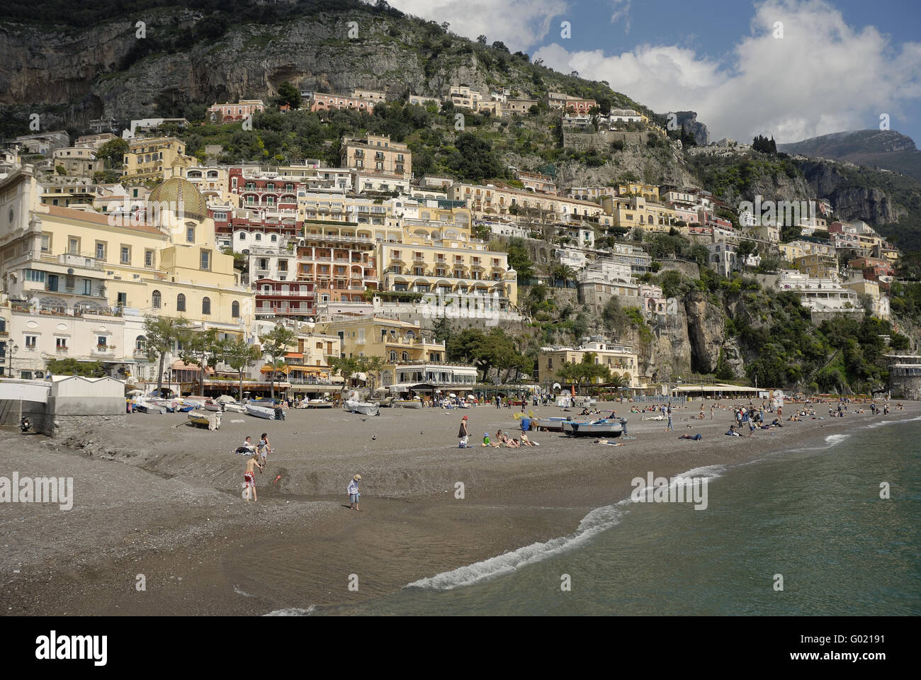 Strand positano hi-res stock photography and images - Alamy