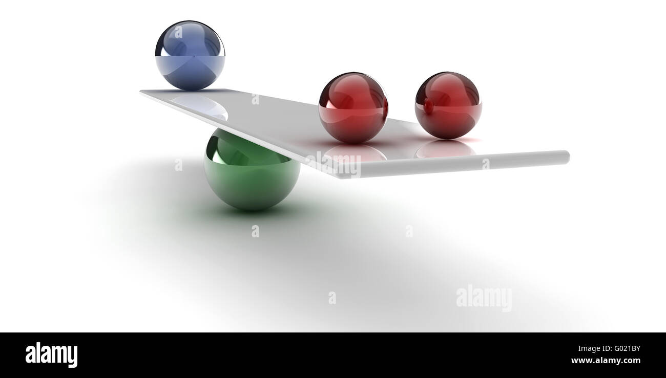 Abstract business background different spheres hi-res stock photography ...