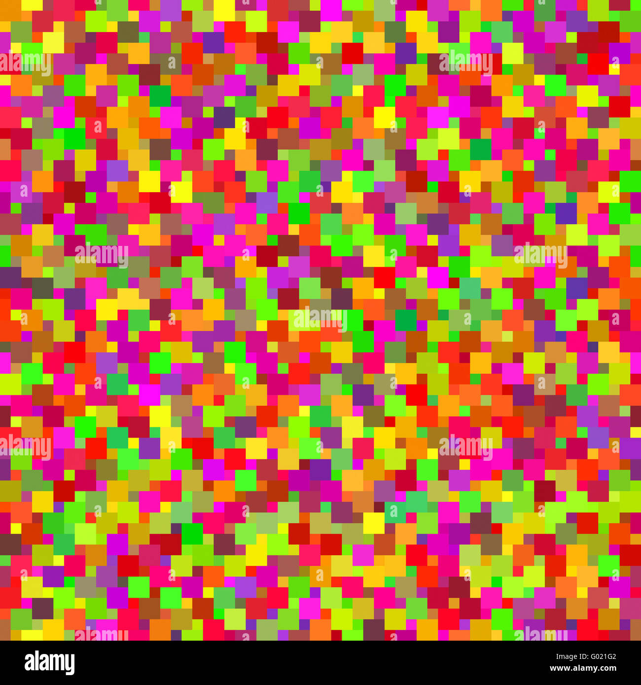 seamless texture of many small bright colored squares Stock Photo - Alamy