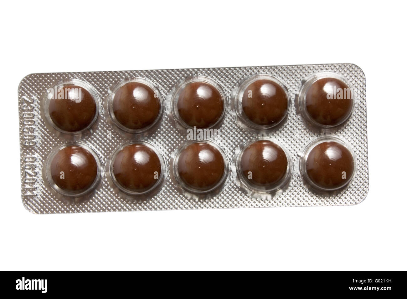 packing of tablets on a white background it is isolated Stock Photo - Alamy