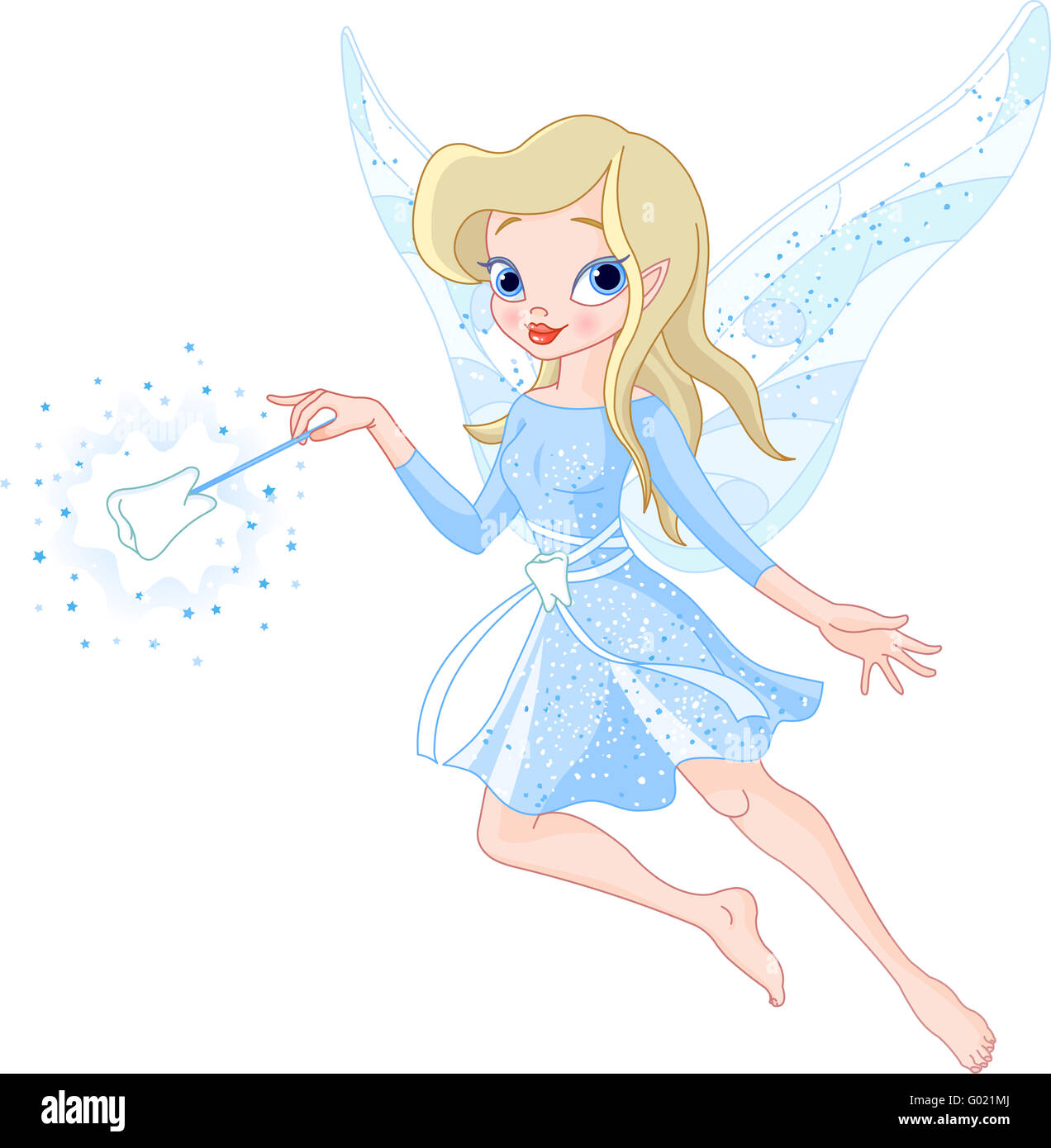 Cute tooth fairy flying tooth hi-res stock photography and images - Alamy