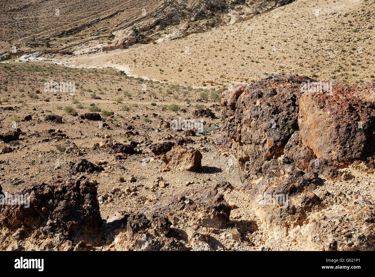 Ancient rocks in Desert Negev Stock Photo - Alamy