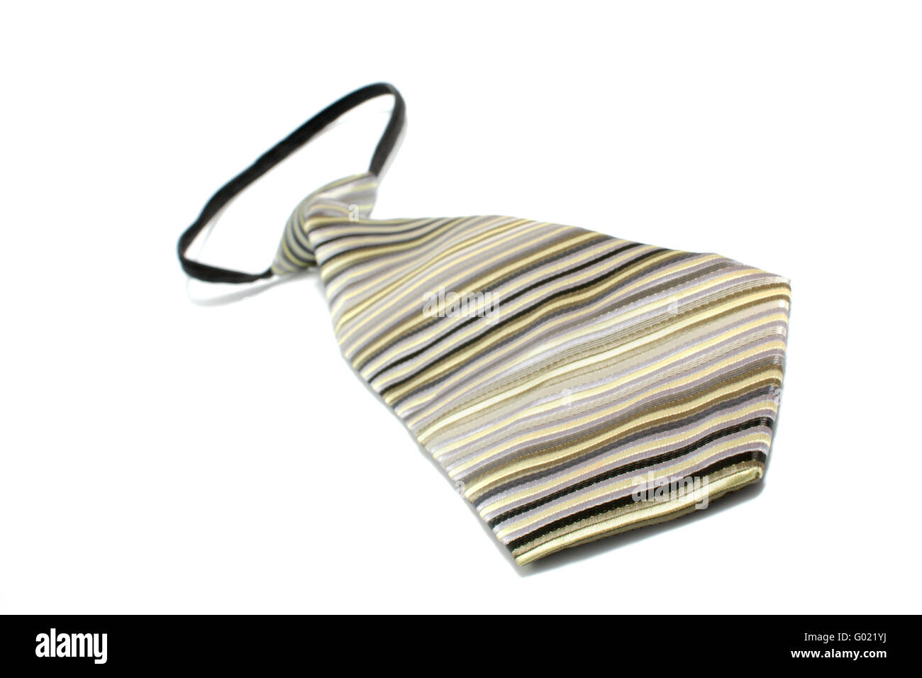 the striped necktie isolated on white background Stock Photo - Alamy
