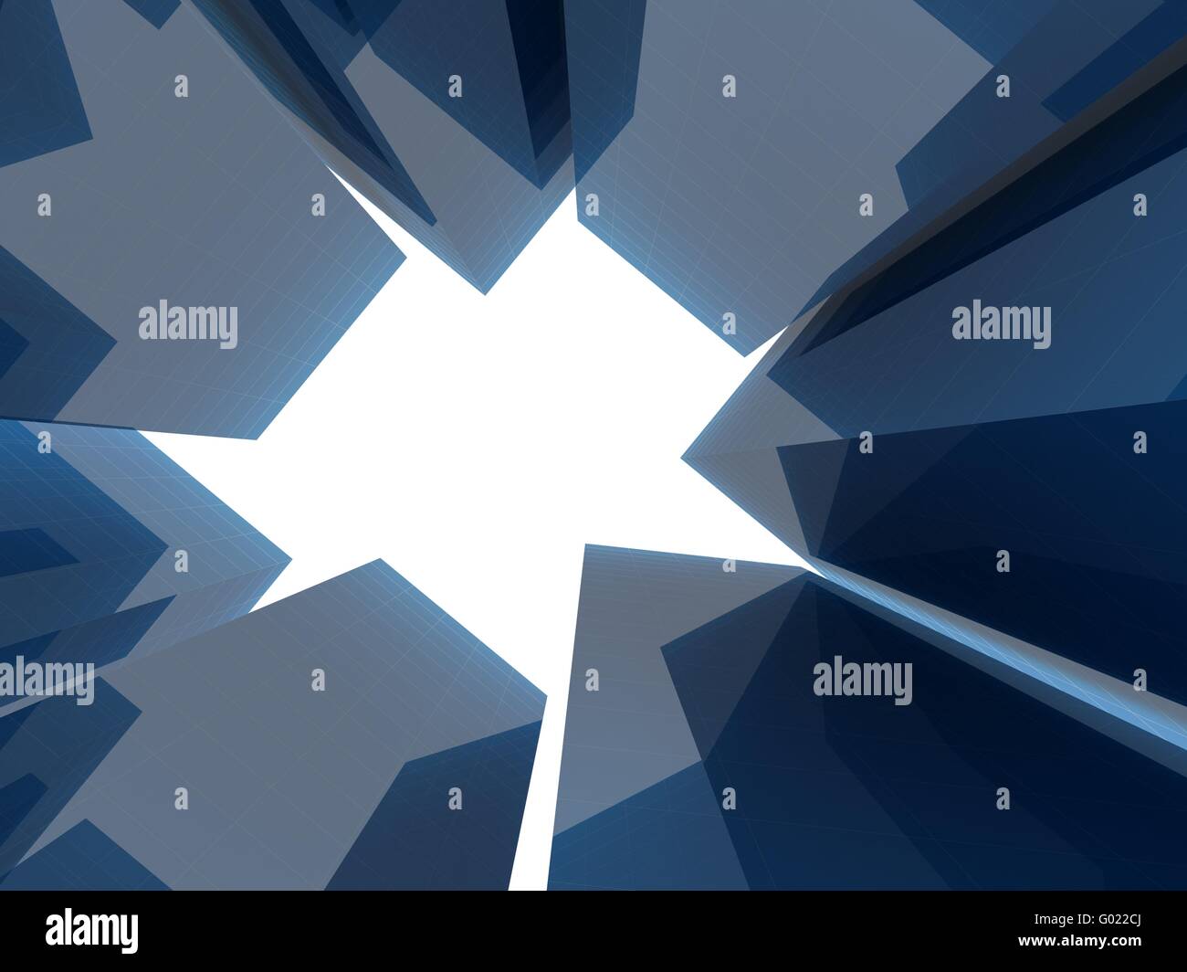 3d abstract skyscrapers for company presentation Stock Photo - Alamy