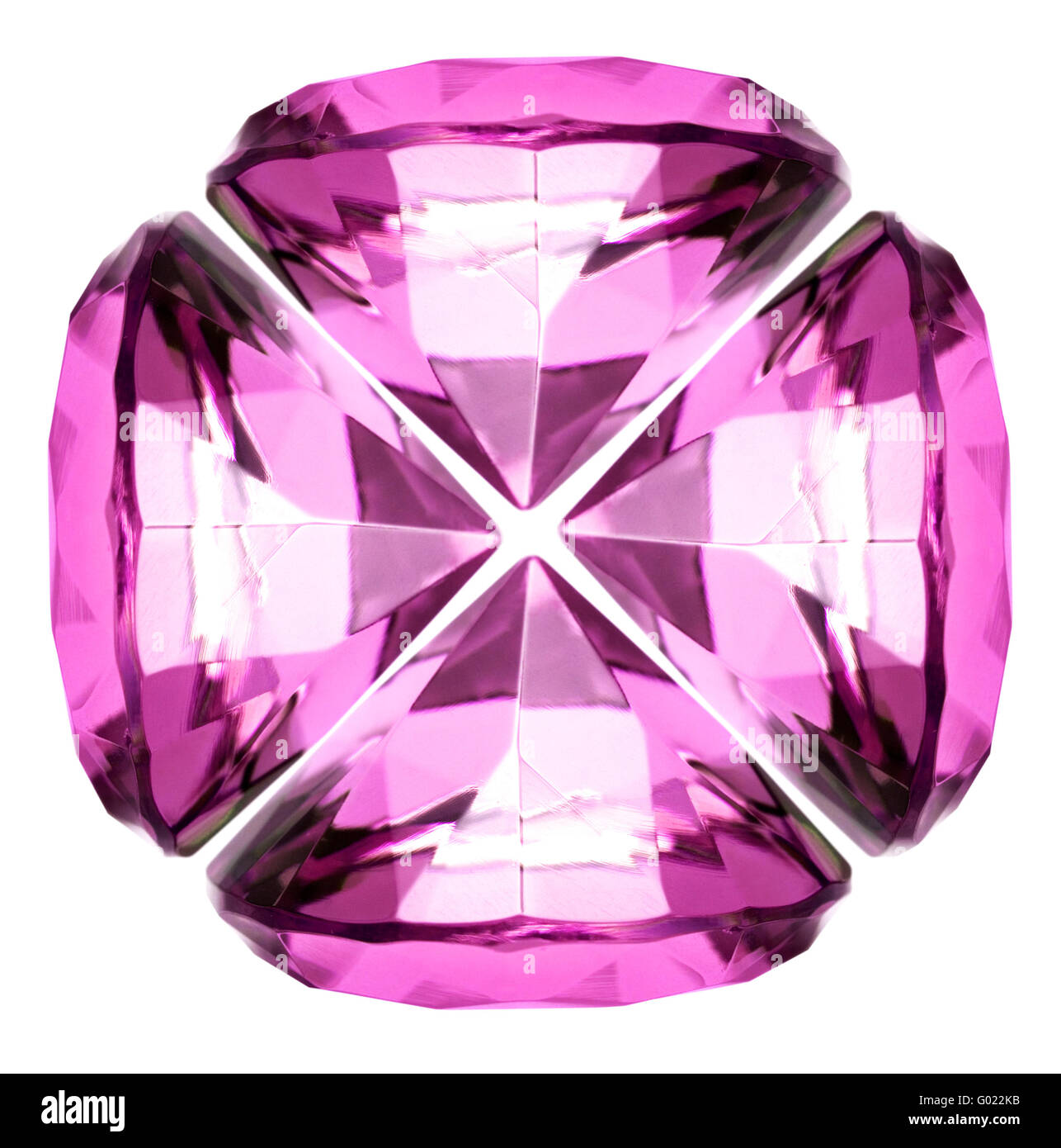 Beautiful diamond crystal isolated on white background Stock Photo - Alamy