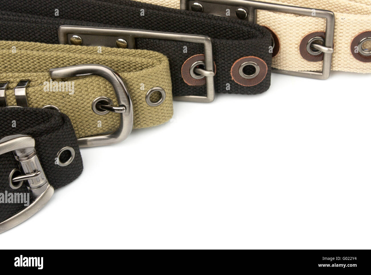 buckles and belts from the fashion background Stock Photo - Alamy