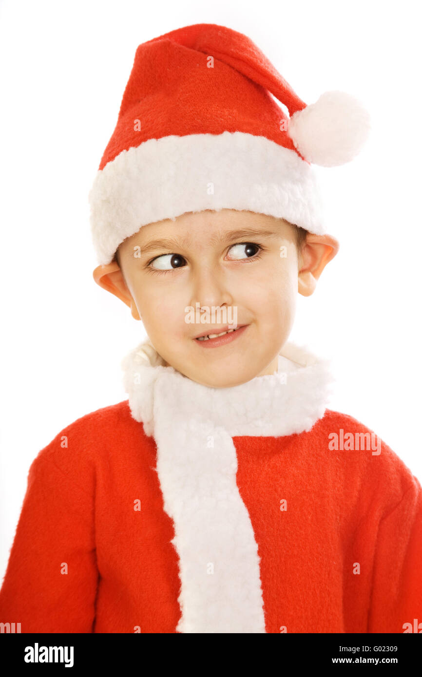 Little Santa Claus Stock Photo - Alamy