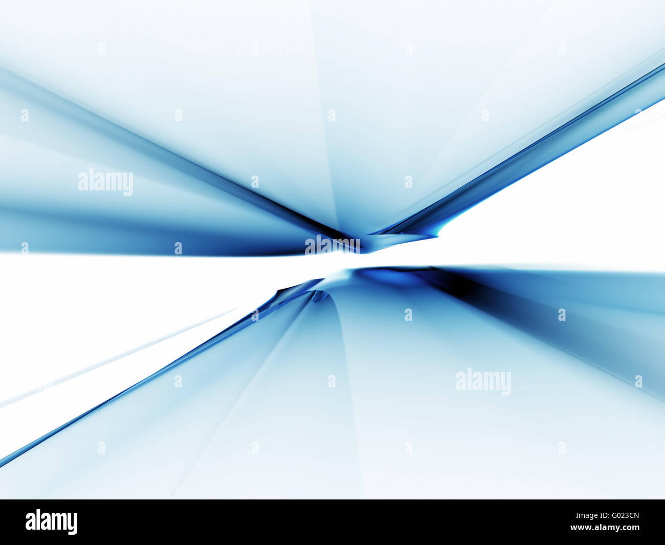 Abstract blue horizon stretching off to infinity Stock Photo - Alamy