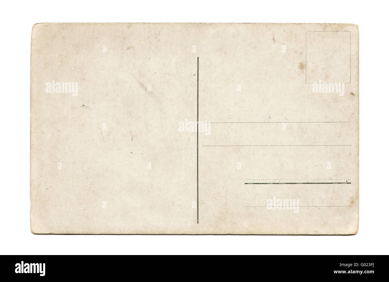 Old empty post card scanned with high resolution Stock Photo - Alamy