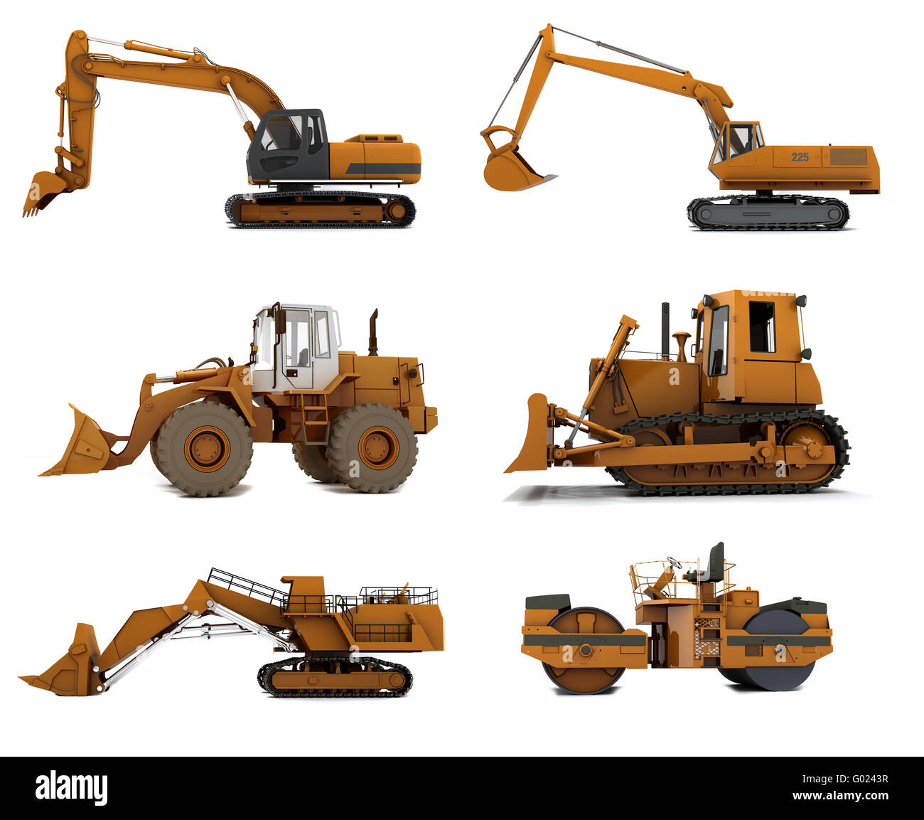 Roadway repair Cut Out Stock Images & Pictures - Alamy