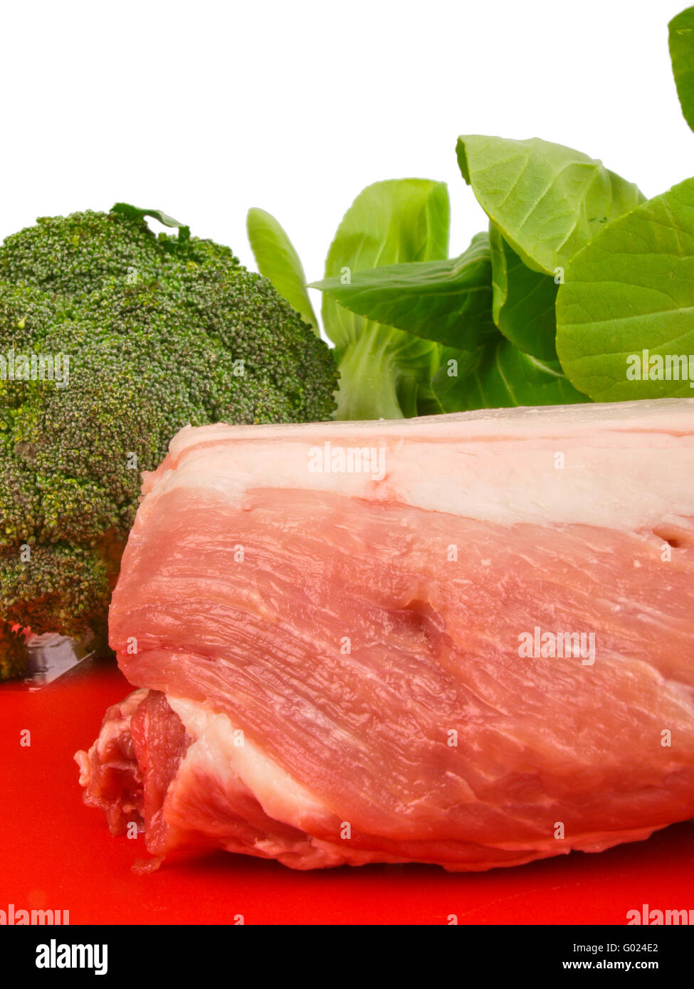 Fresh pork meat. Close up Stock Photo - Alamy