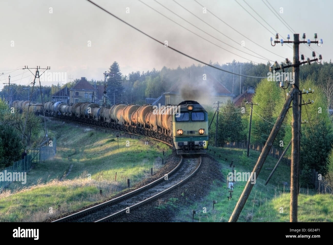 Loco locomotive hauled train hi-res stock photography and images - Alamy