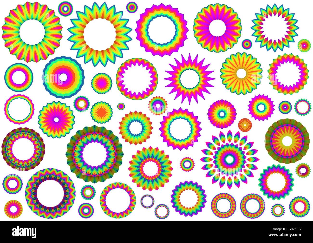 Backdrop of circular shapes hi-res stock photography and images - Alamy