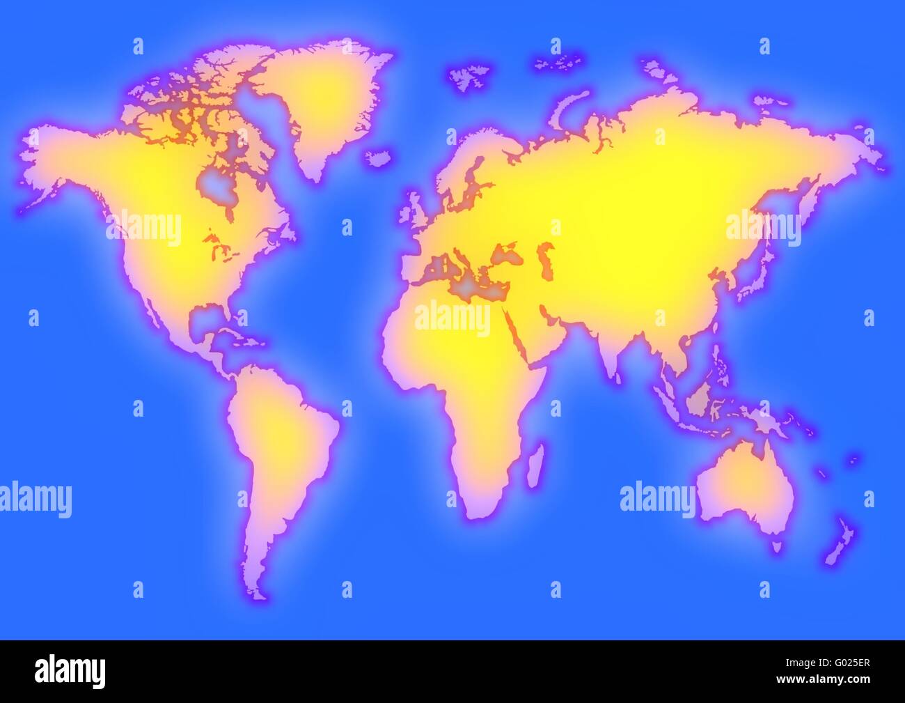 Yellow map hi-res stock photography and images - Alamy