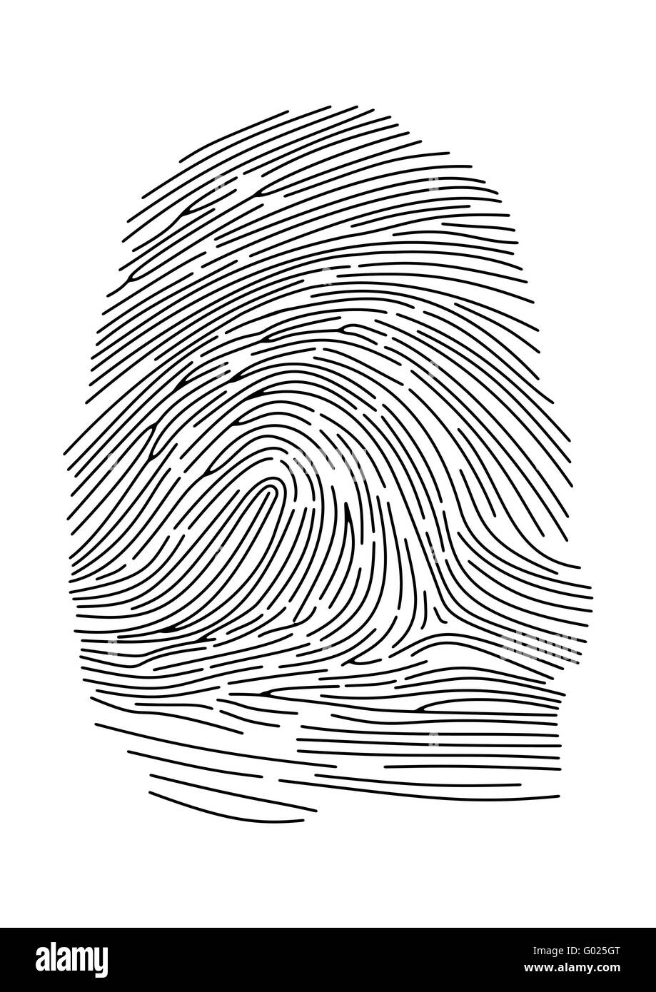 Thumb with ink mark hi-res stock photography and images - Alamy
