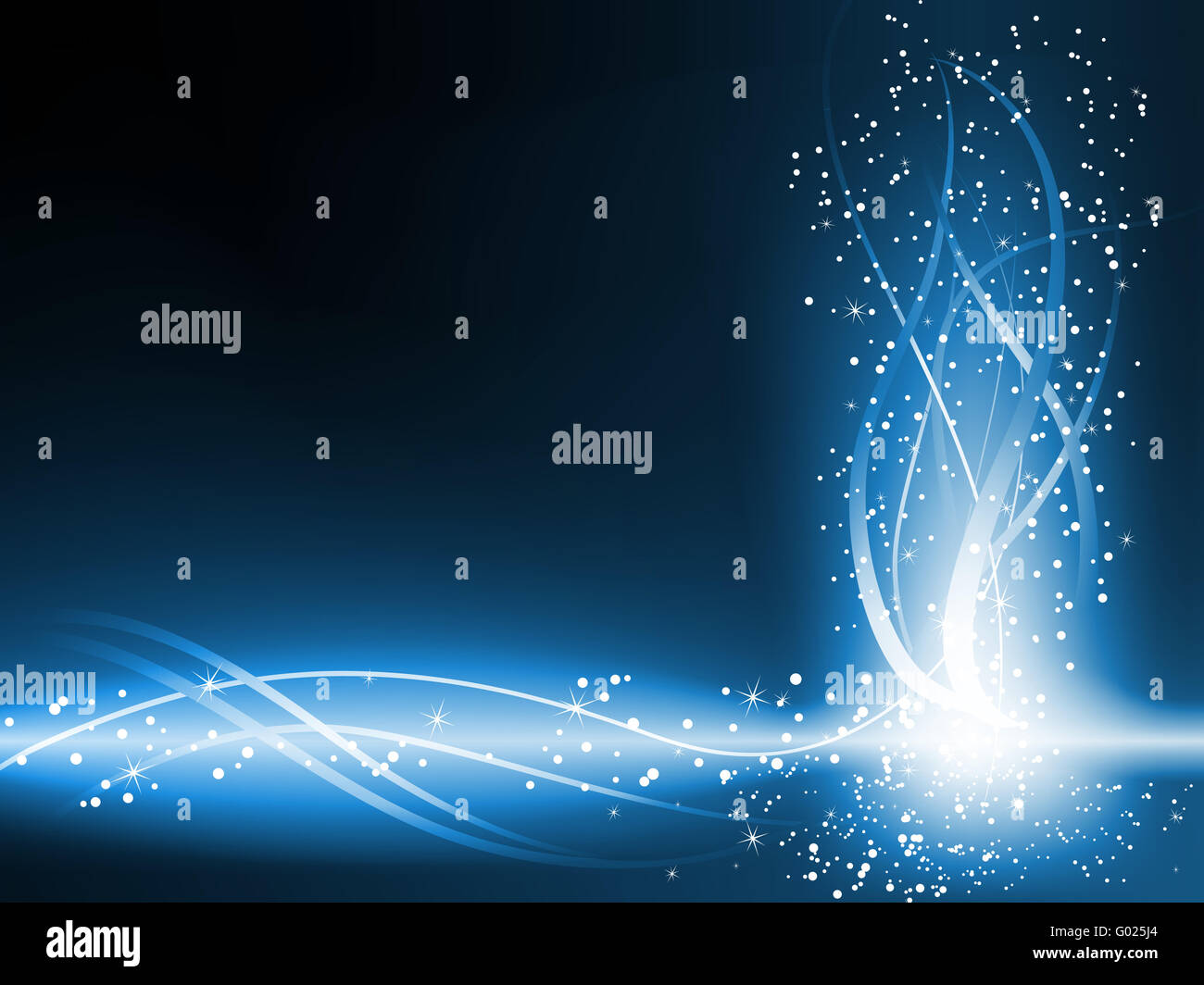 Blue Colorful Glowing Lines Background. Editable Vector Illustration ...