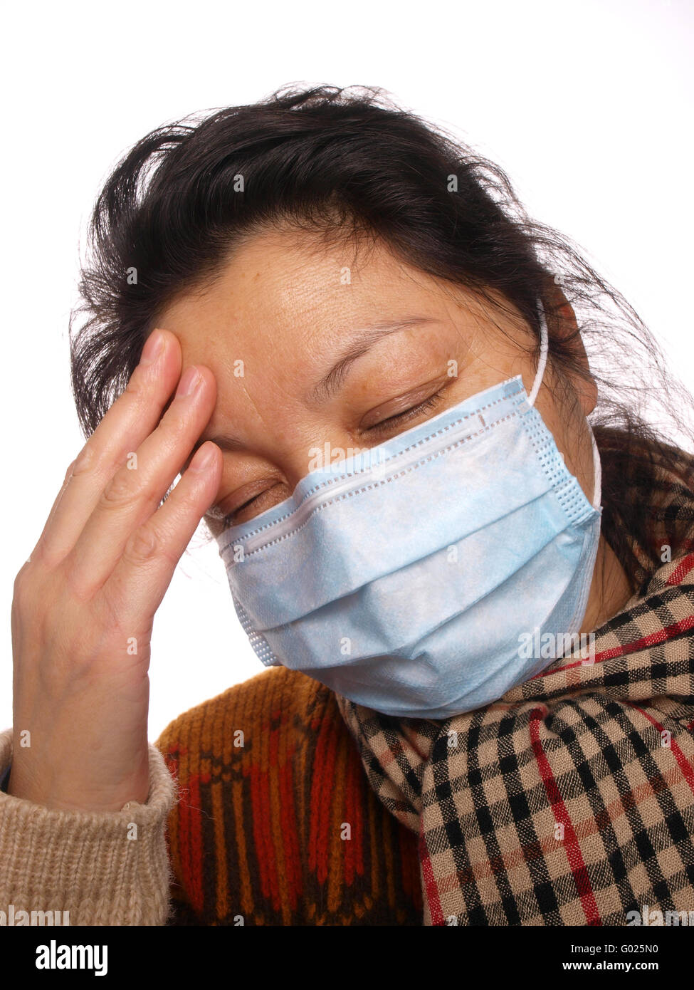 Female having influenza Stock Photo - Alamy