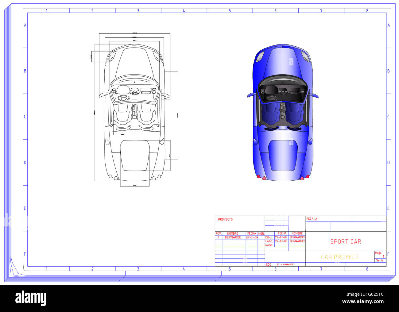 Autocad Car Design