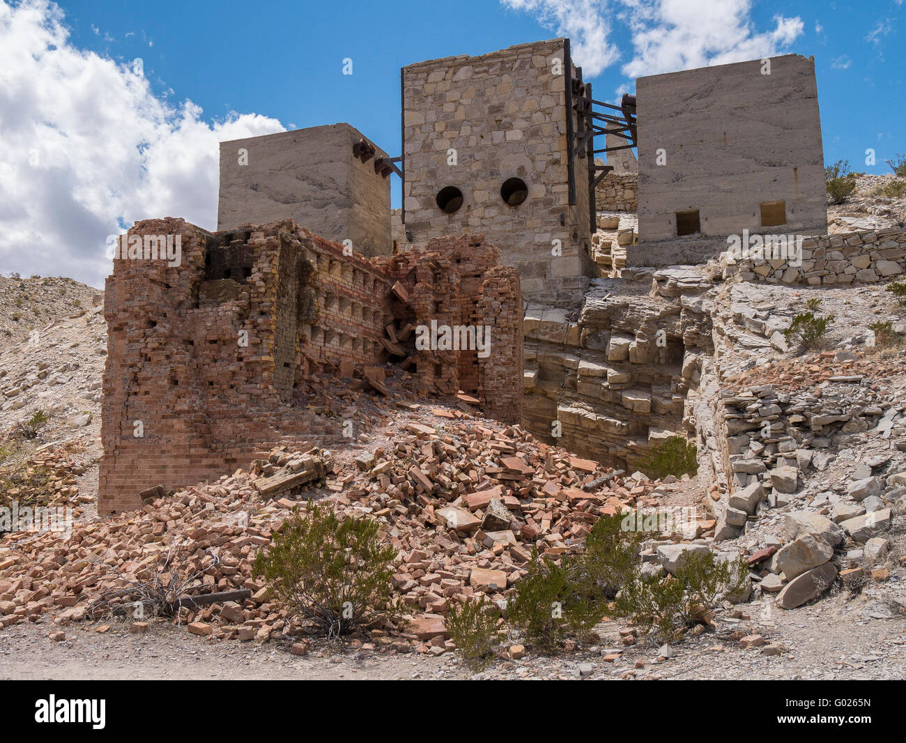 Mariscal Mine National Register Historic District, River Road East, Big ...