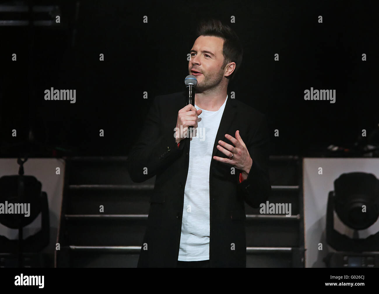 Shane Filan performing at Liverpool Philharmonic Hall Featuring: Shane ...