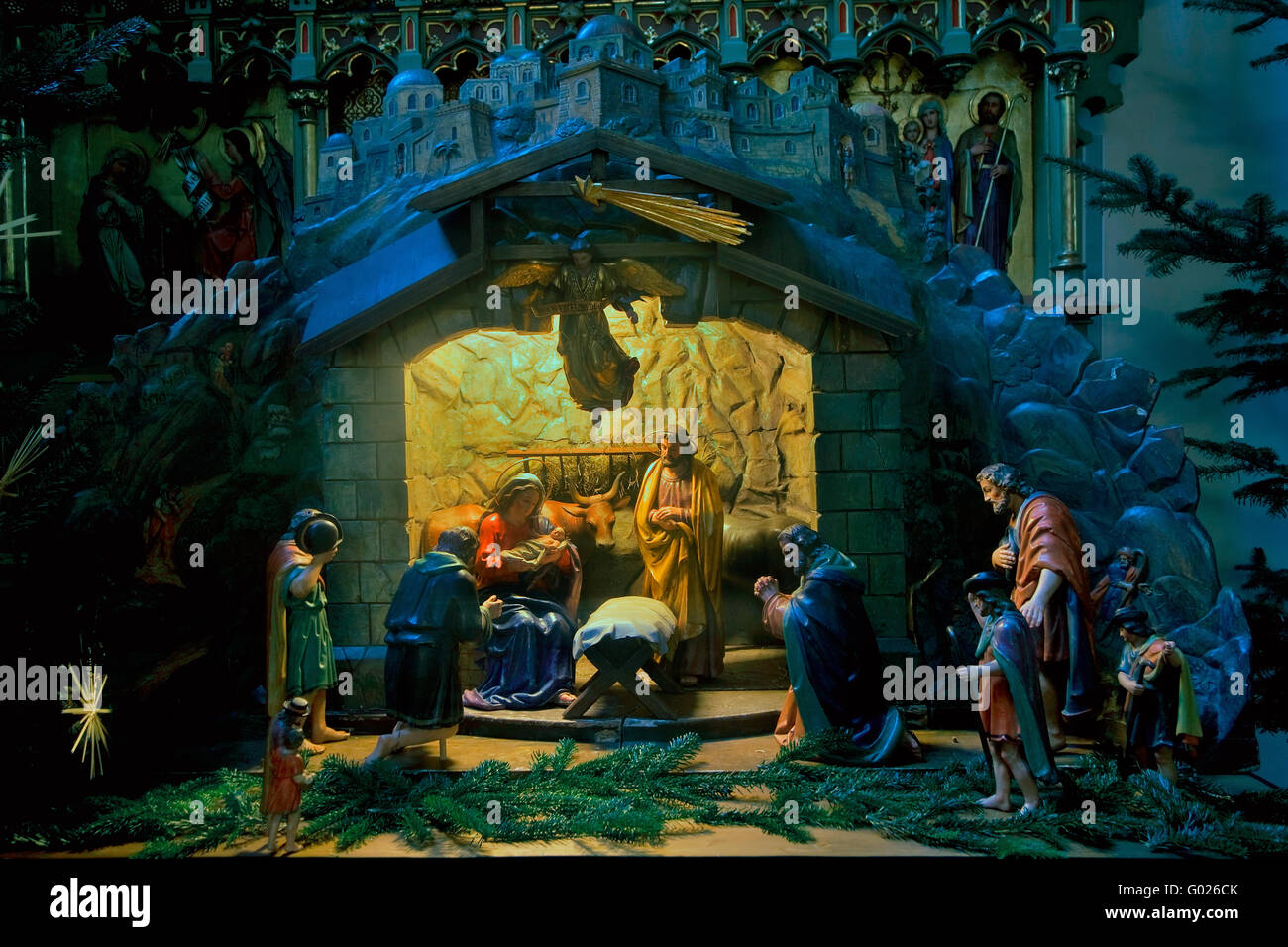 Christmas cribs figurines hi-res stock photography and images - Alamy