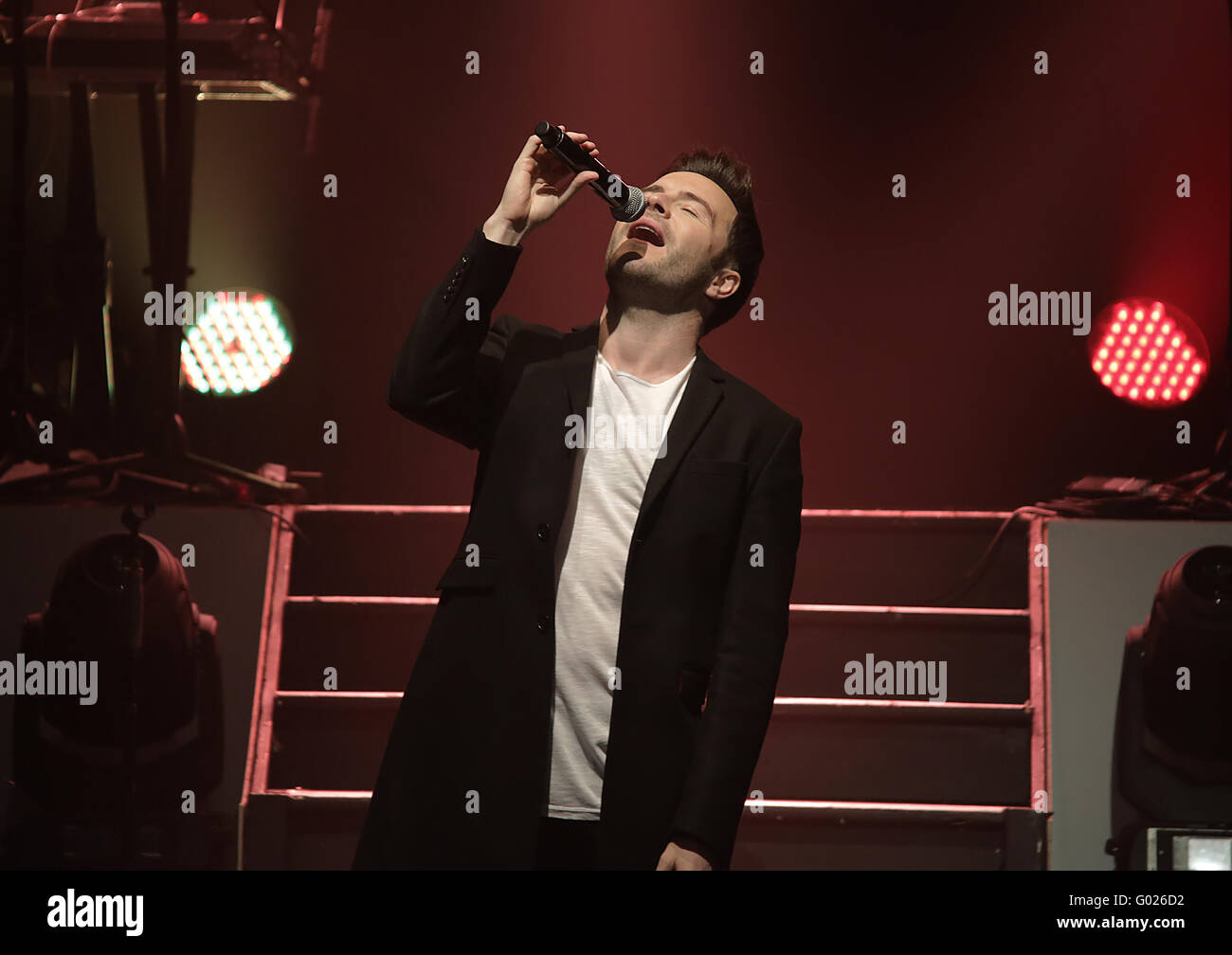 Shane Filan performing at Liverpool Philharmonic Hall Featuring: Shane ...