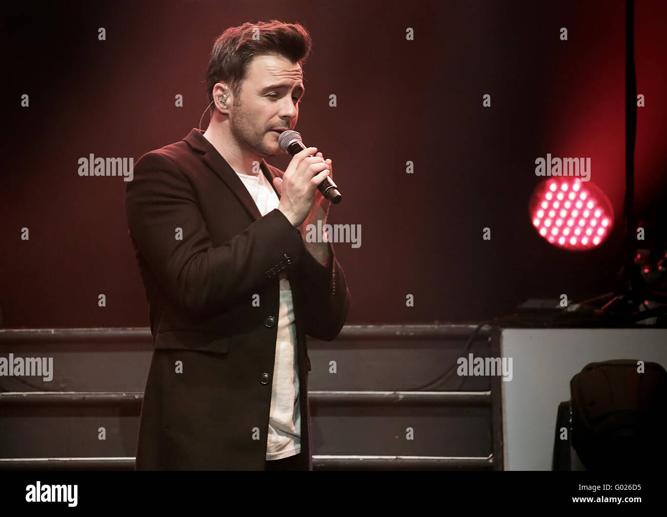 Shane Filan performing at Liverpool Philharmonic Hall Featuring: Shane ...