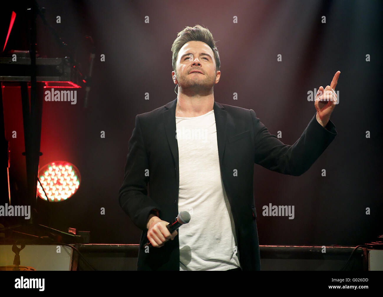 Shane Filan performing at Liverpool Philharmonic Hall Featuring: Shane ...