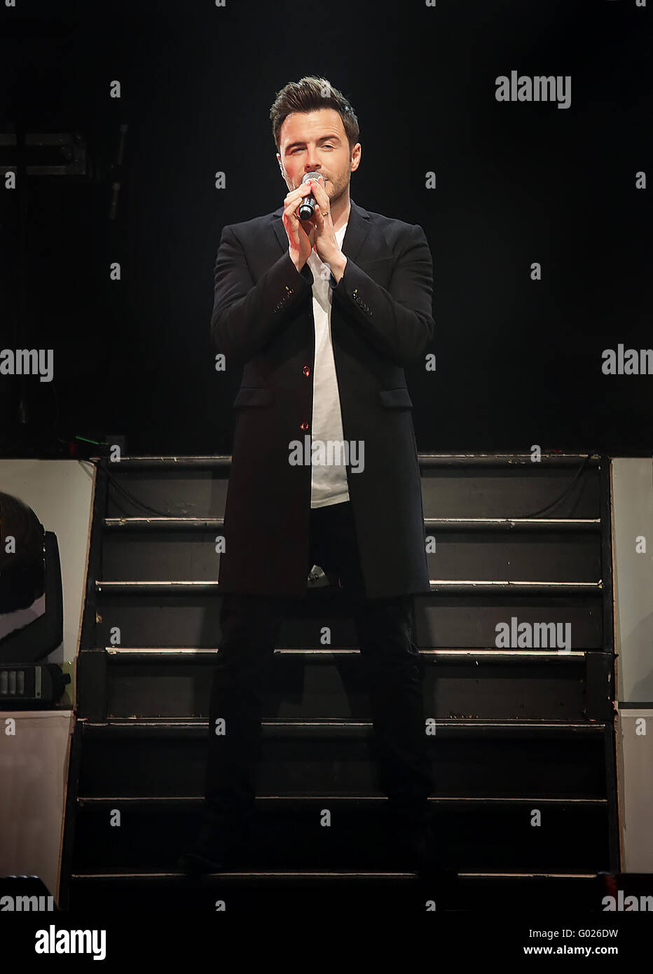 Shane Filan performing at Liverpool Philharmonic Hall Featuring: Shane ...