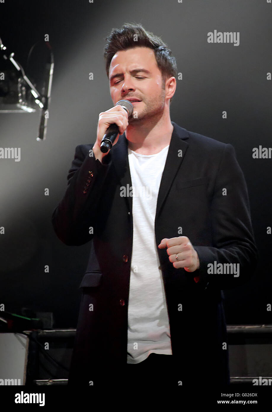 Shane Filan performing at Liverpool Philharmonic Hall Featuring: Shane ...