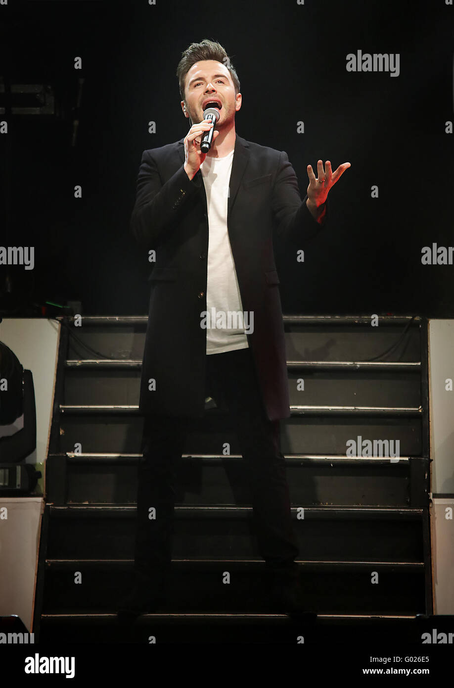 Shane Filan performing at Liverpool Philharmonic Hall Featuring: Shane ...