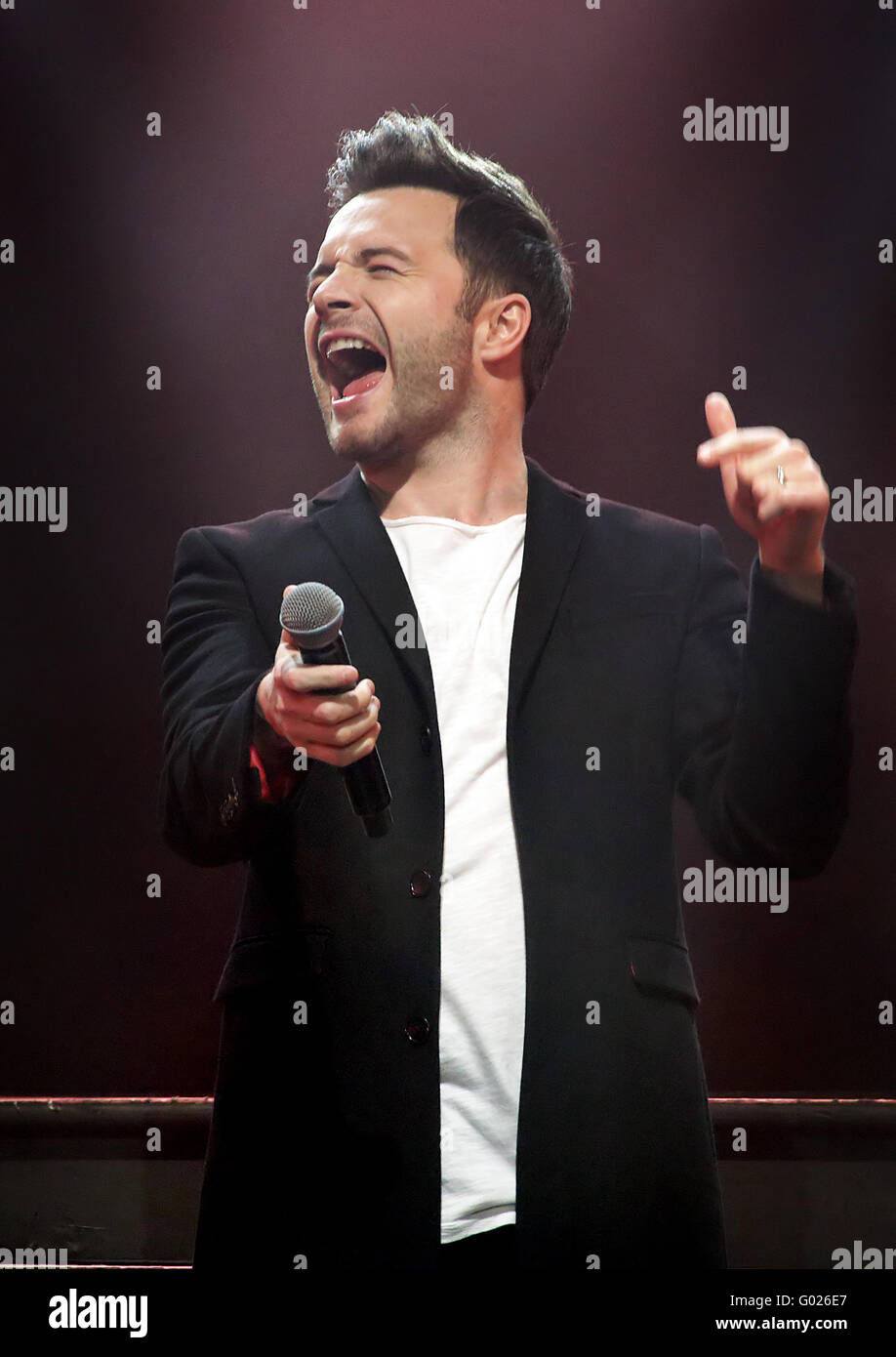 Shane Filan performing at Liverpool Philharmonic Hall Featuring: Shane ...