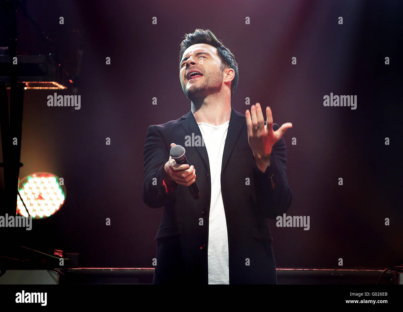 Shane Filan performing at Liverpool Philharmonic Hall Featuring: Shane ...