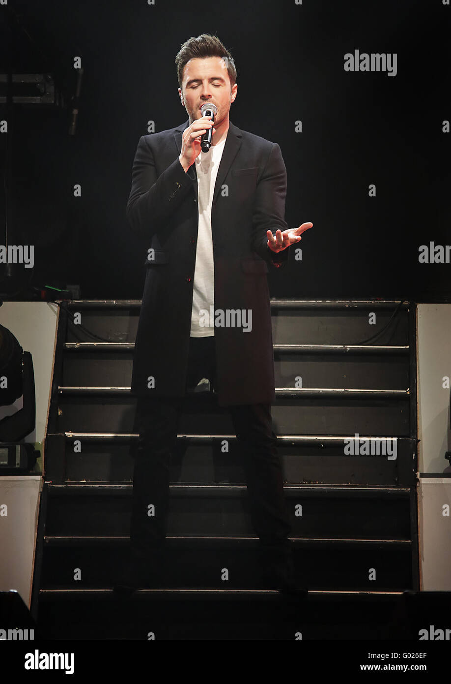 Shane Filan performing at Liverpool Philharmonic Hall Featuring: Shane ...
