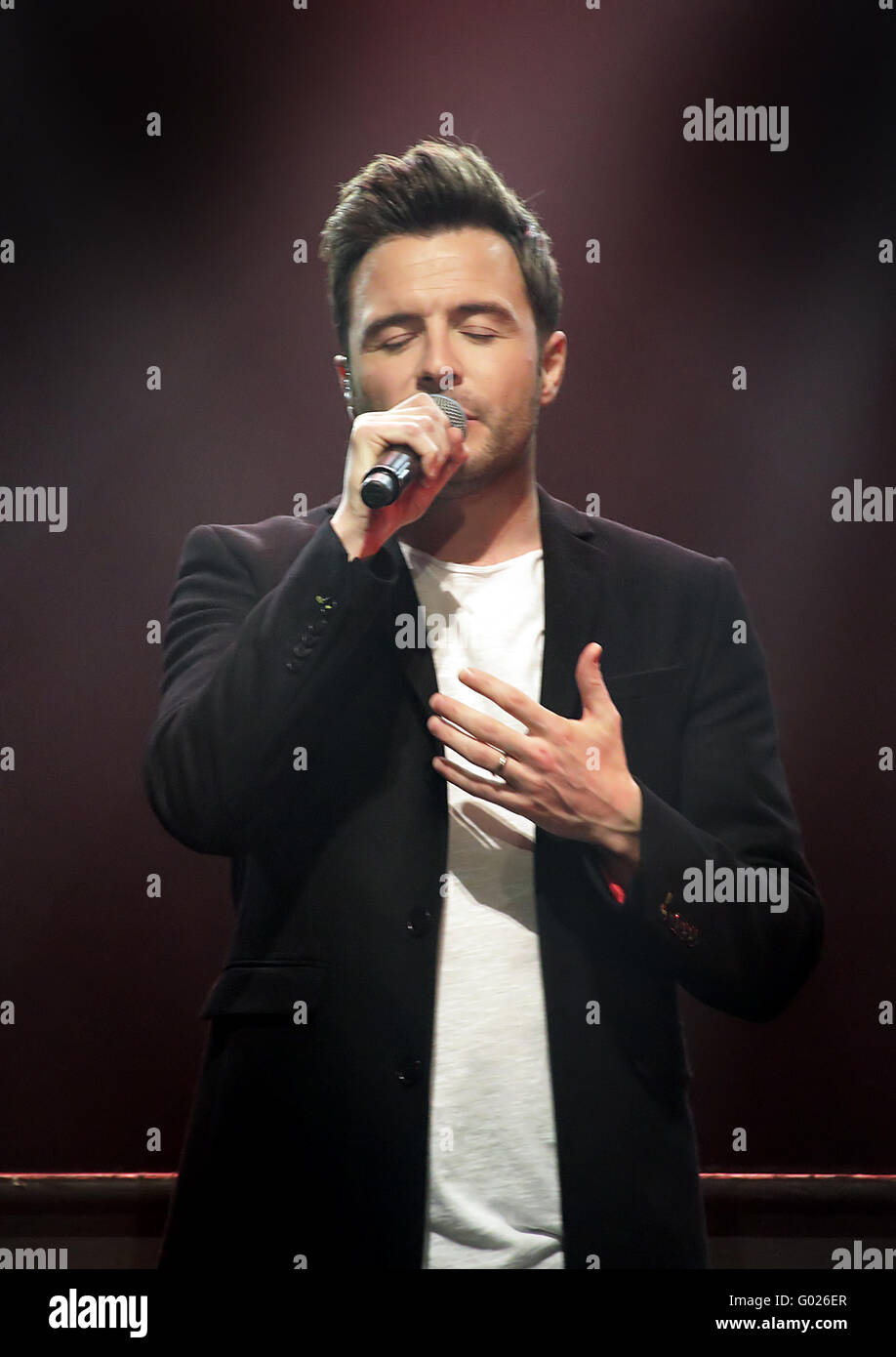Shane Filan performing at Liverpool Philharmonic Hall Featuring: Shane ...