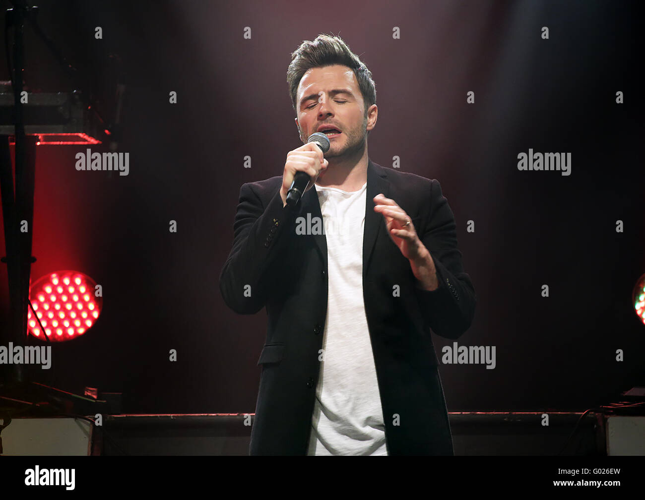 Shane Filan performing at Liverpool Philharmonic Hall Featuring: Shane ...